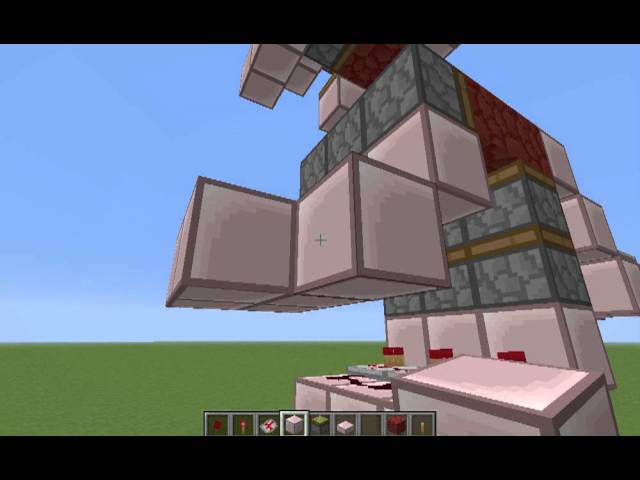 Expandable 3 high flush door Minecraft Map