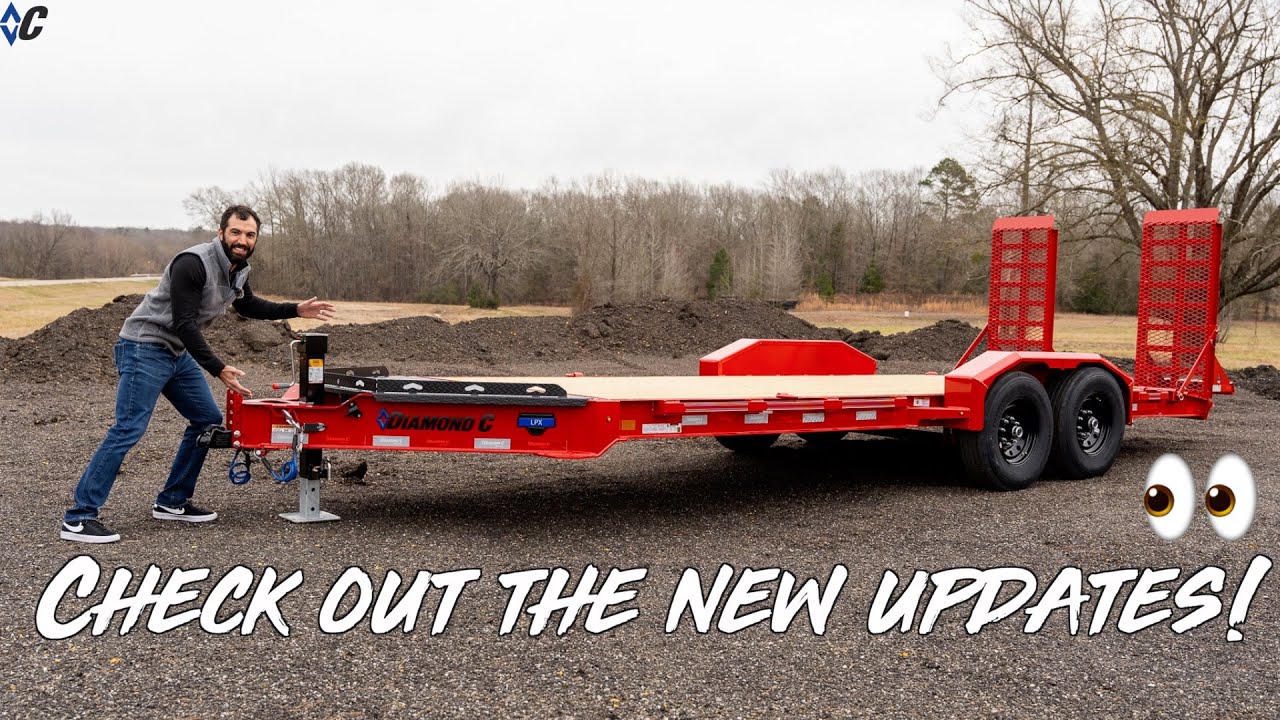 Check Out The New Low Profile Extreme Duty Equipment Trailer | Diamond C
