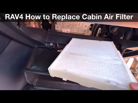2018 - 2023 Toyota RAV4 How to Replace Cabin Air Filter