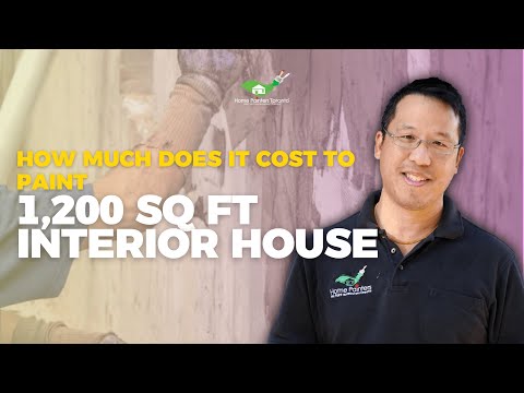 How Much Does It Cost To Paint 1,200 Sq Ft Interior House? - Home Painters Toronto