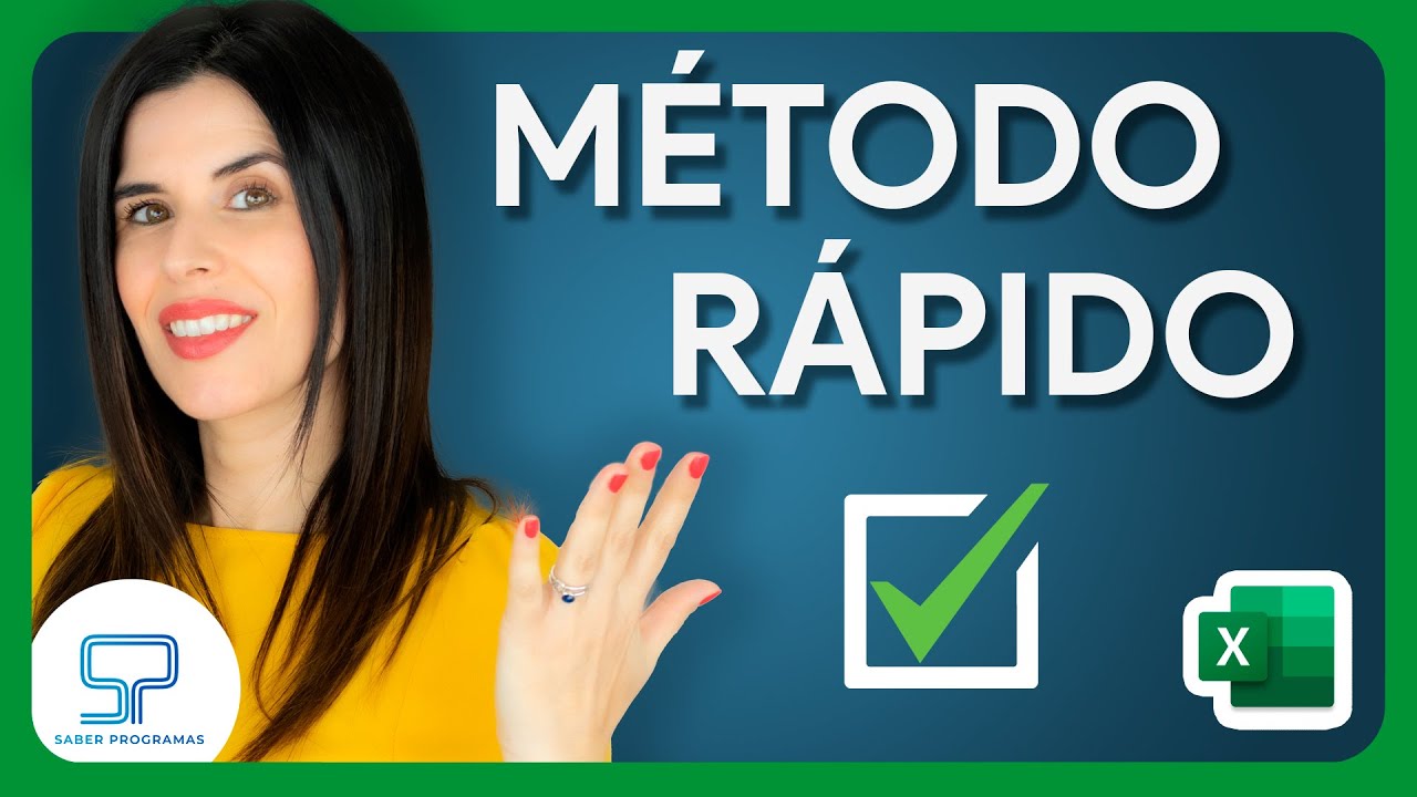 ✅ CHECKBOX en Excel 🚀 Método RÁPIDO para todas las versiones