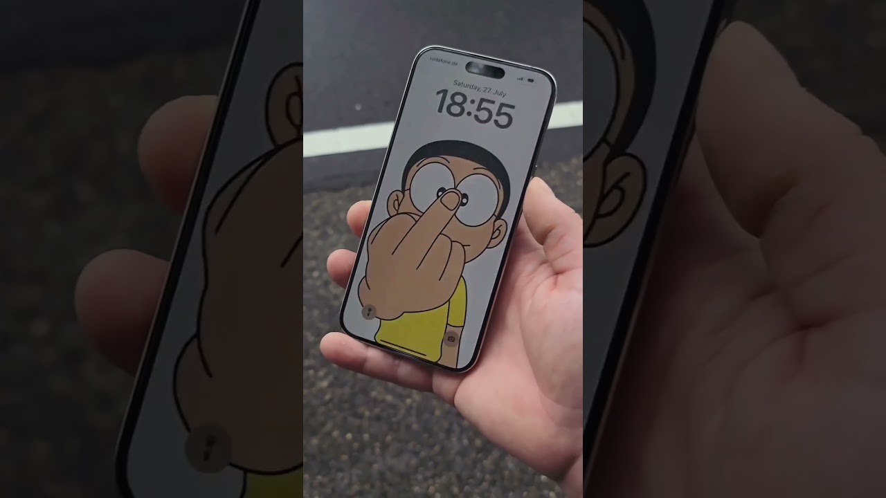 Nobita iPhone live wallpaper adds a playful touch with dynamic animation's