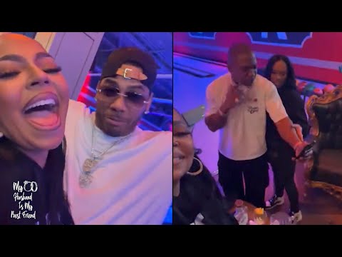 Nelly & Ashanti Host Bowling Double Date With Ja Rule & His Wife Aisha! 🎳