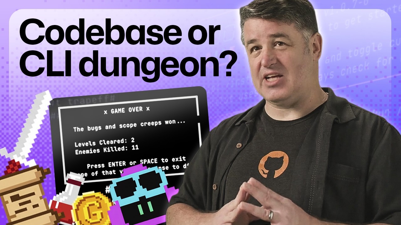 Turning a codebase into an 80s dungeon crawler with Copilot CLI