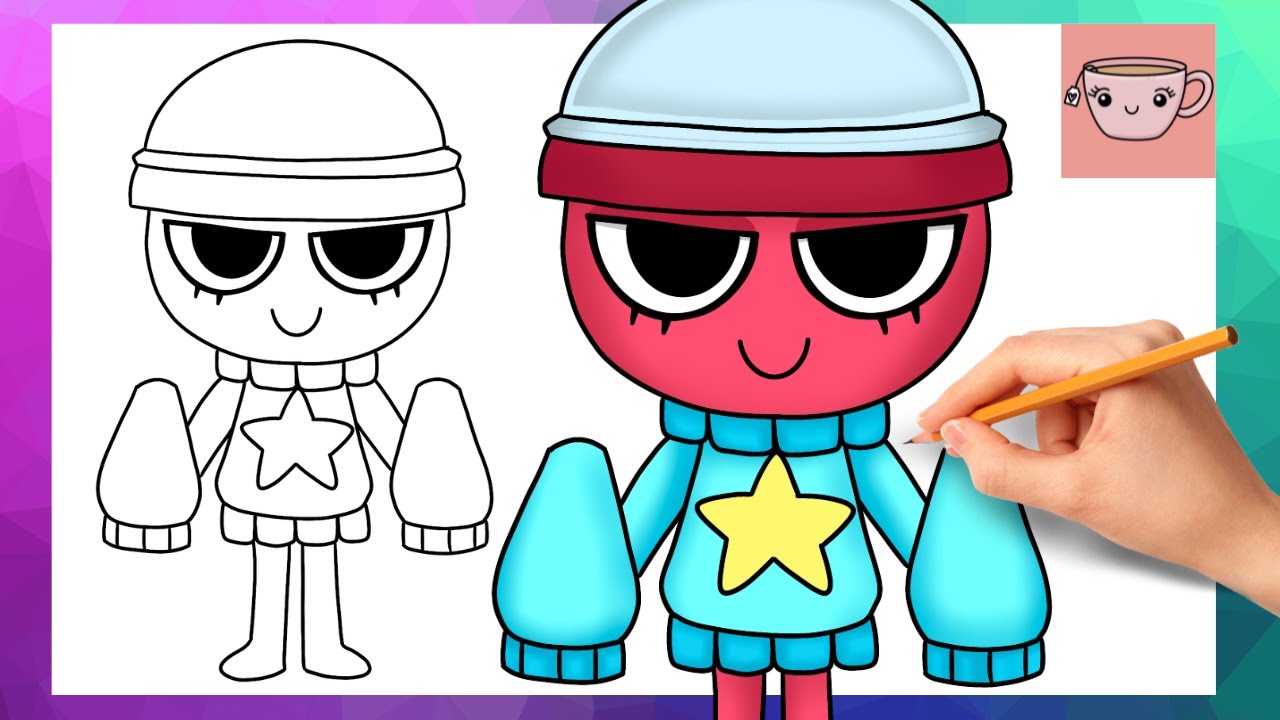 How To Draw Gigi from Dandy's World | Easy Drawing Tutorial