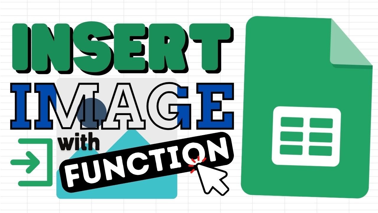 Insert Images with this Function in Google Sheets (IMAGE Function)