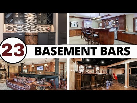 23 BEAUTIFUL Basement Bar Design Ideas