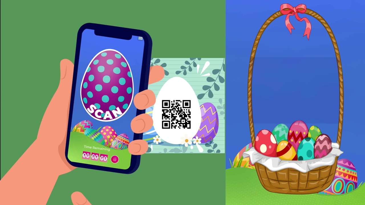 Touchless Egg Hunt - Easter Egg Hunt using QR codes