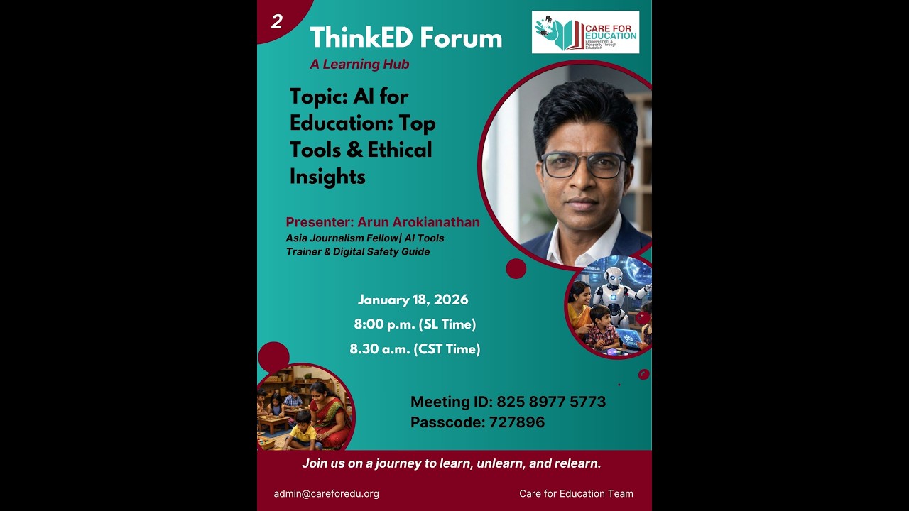 Session 2: AI for Education Top Tools & Ethical Insights
