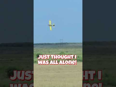 How Low Can He Go? Just Another Day Out In The Country! #cropduster #plane #deere750l