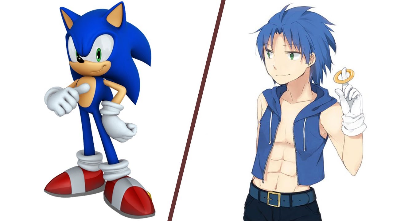 Sonic as Humans! All characters
