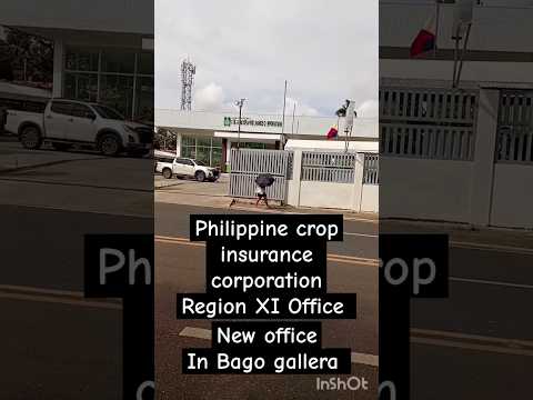 Philippine crop insurance corporation region XI #PCICXI #PCIC