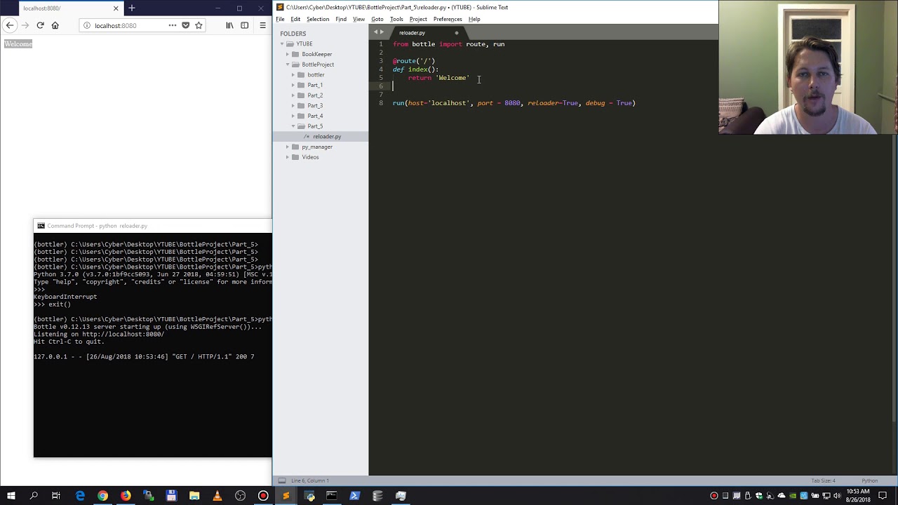 Python - Bottle - Part 5