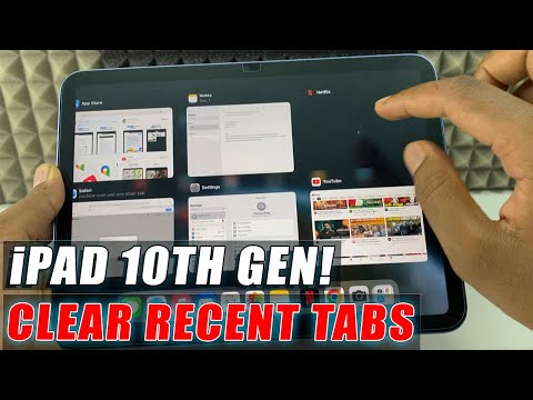how to clear tabs on ipad 10th generation?
