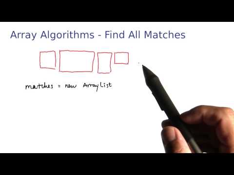 Learn Array Algorithms Find All Matches Intro to Java Programming - Mind Luster