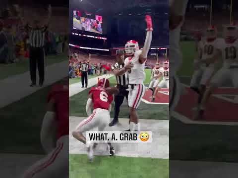 THIS ANGLE OF ADONAI MITCHELL'S TD CATCH ๐ฅ | #Shorts