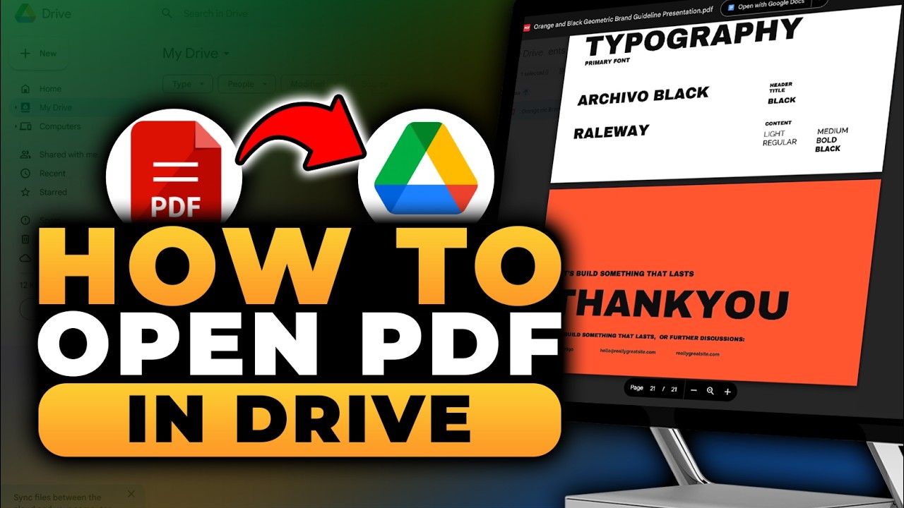 How To Open PDF in Google Drive (FAST & EASY) | 100% WORKS | NO Yapping, To The Point!