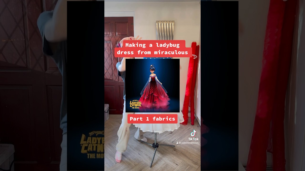 Making a miraculous ladybug inspired dress! ❤️ #sewing #cosplay #costume #diy #fashion
