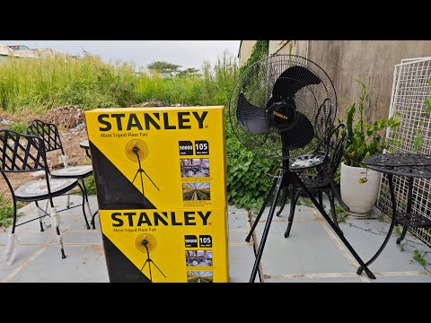 Quạt đứng công nghiệp 18inch Stanley SLF304616T. 0814466462 AN #review #tools