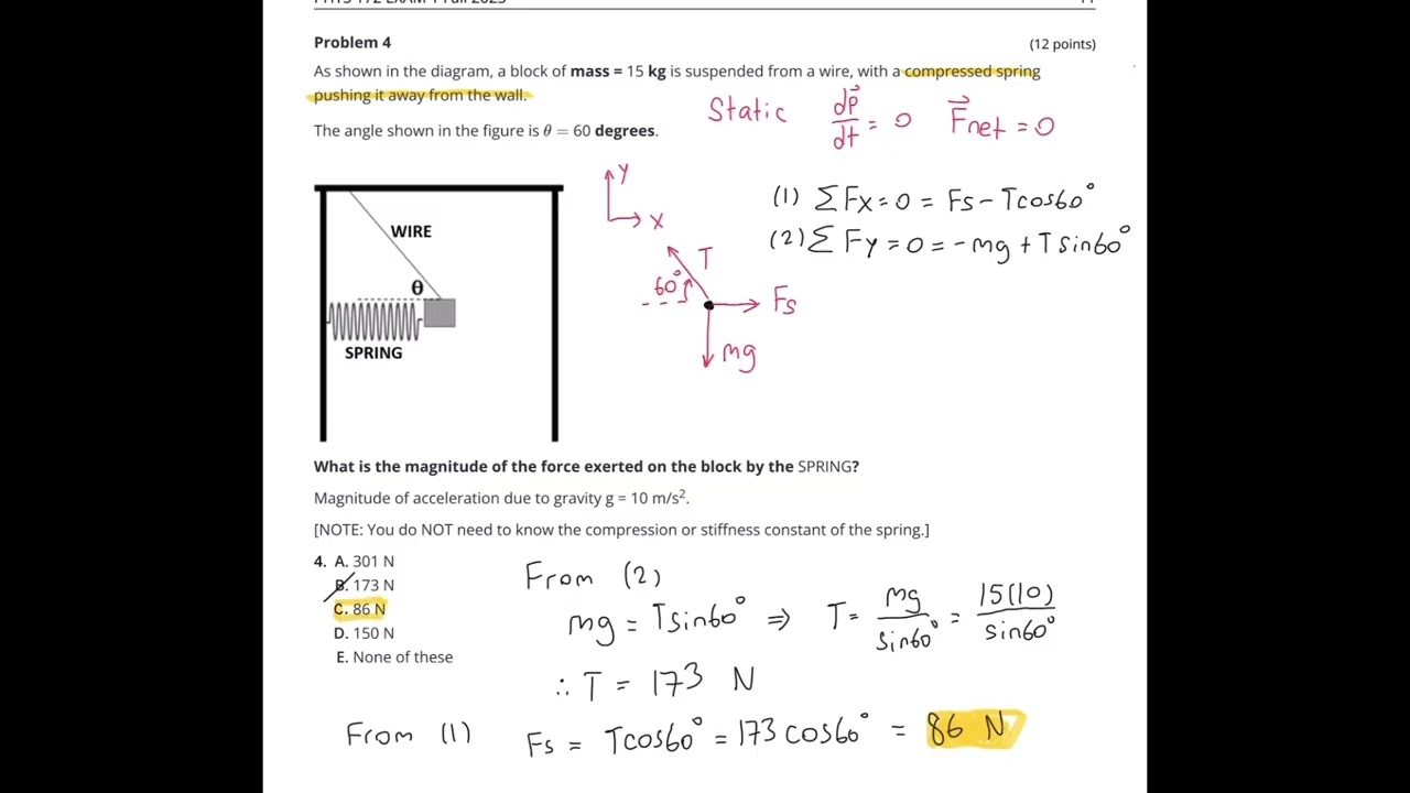 PHYS 172 Fall 2023 Exam 1
