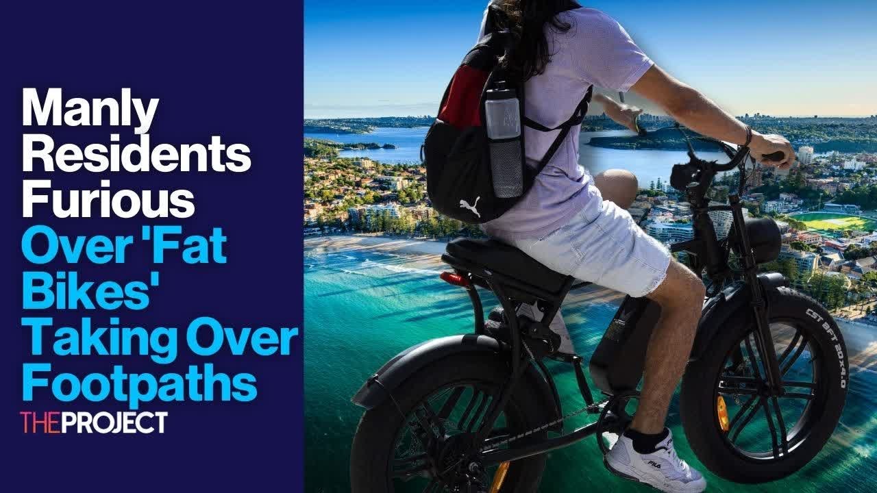 Manly Residents Furious Over 'Fat Bikes' Taking Over Footpaths