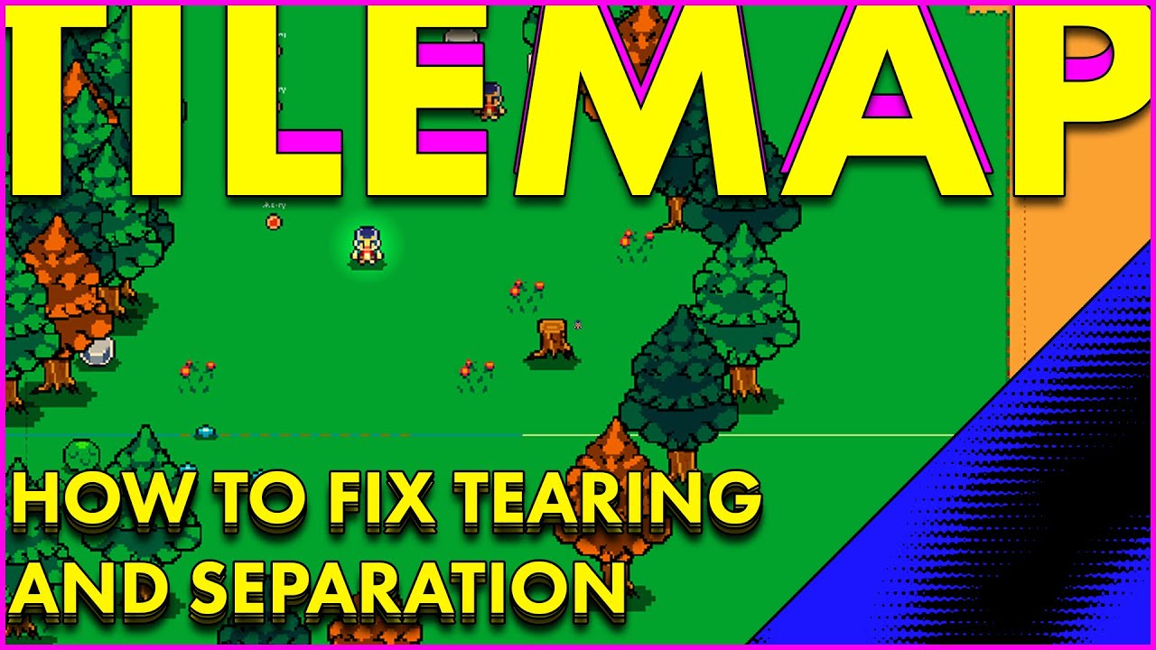 How to fix tilemap tearing and edges/gaps in a 2D Unity Project...