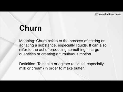 Churn Meaning