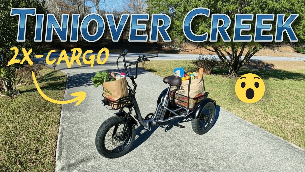 How many Options are there? The TINIOVER CREEK folding electric Tricycle