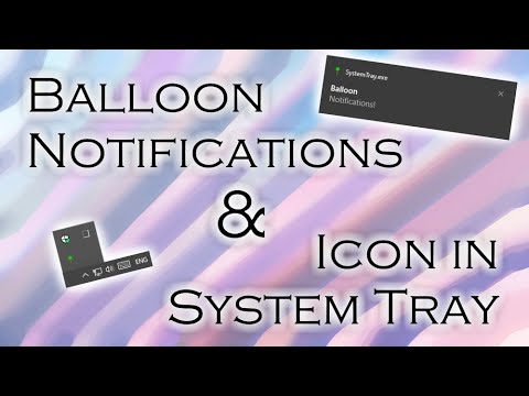 How to Display custom ICON(s) in the System Tray in C/C++ | Basic System Tray Programming