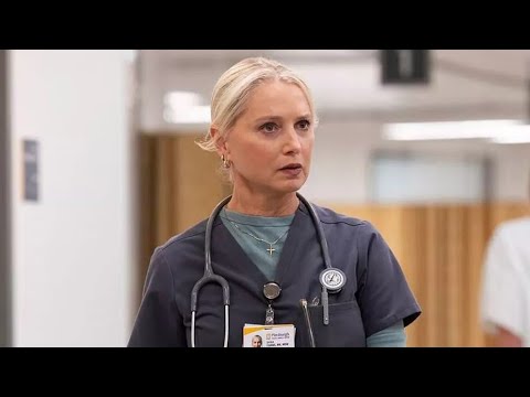 Katherine LaNasa Reacts to Shocking Punch in 'The Pitt'!