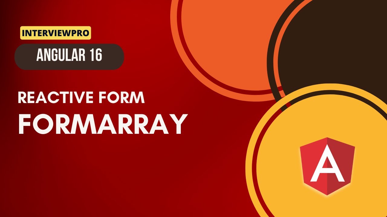[36] Angular 16 | Reactive Forms | FormArray