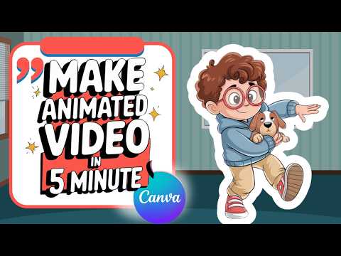 How to create Animated Videos In Canva Step By Step Tutorial (2025 )