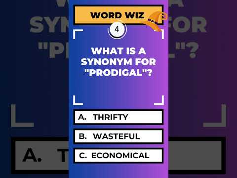 Synonym Search: Prodigal - Hard Level