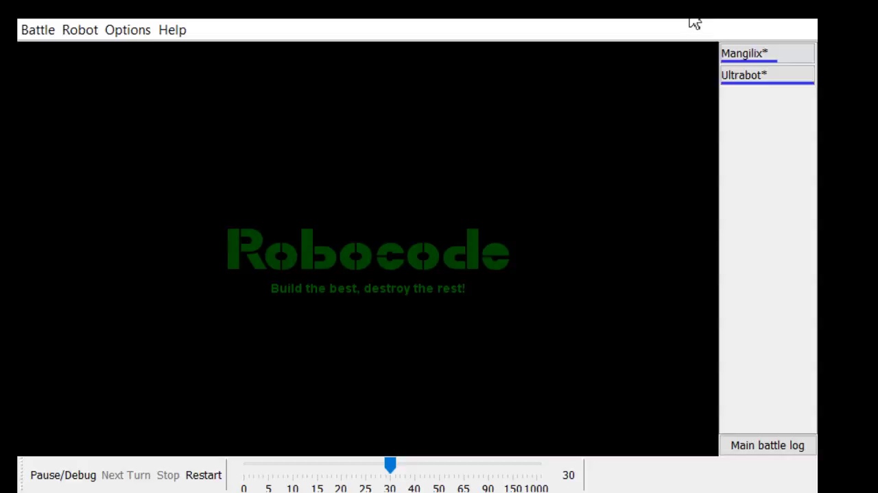 FINAL ROBOCODE - LIGA CANCELADA