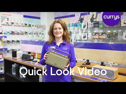 Sandstrom SDABSBR22 DAB+/FM Retro Bluetooth Radio - Golden & Brown - Quick Look