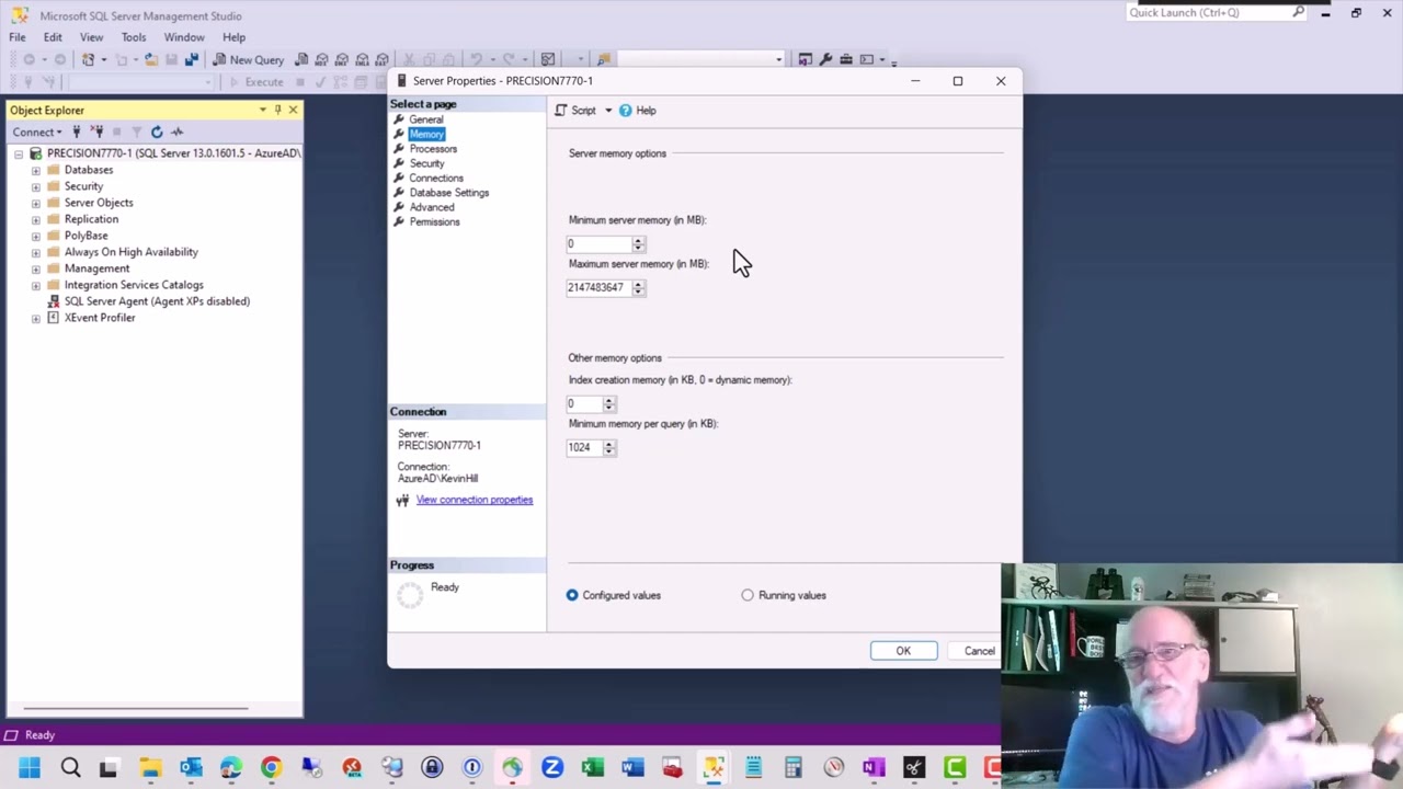 SQL Server Minimum and Maximum Server Memory