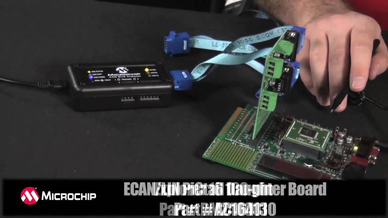 Microchip CAN BUS Analyzer Demonstration