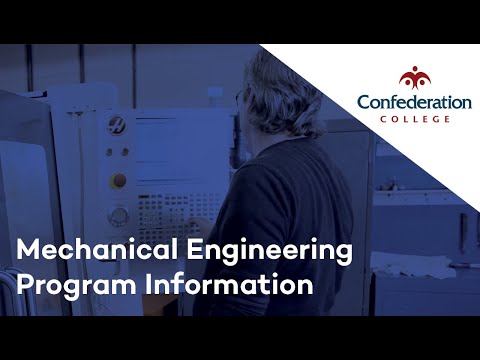 Mechanical Engineering Technician | Confederation College