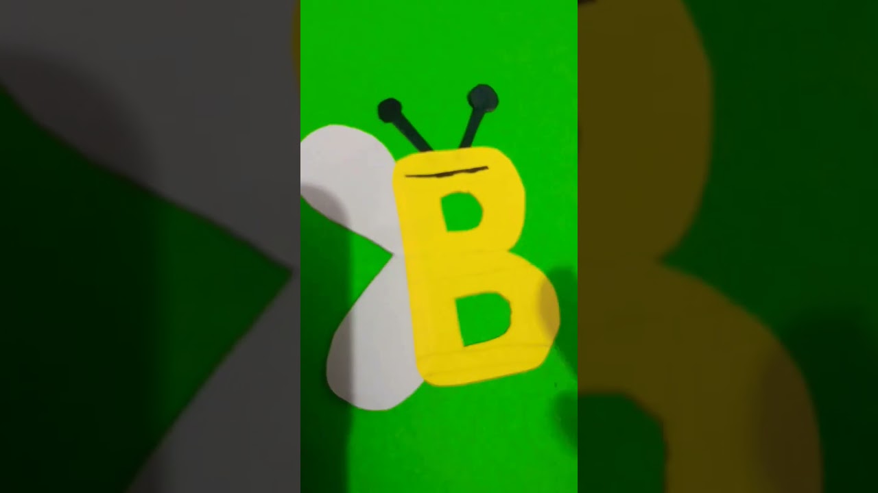 alphabet letter 'b' craft ideas