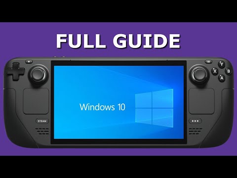 How to install Windows 10 on Steam Deck with controller support and optimization