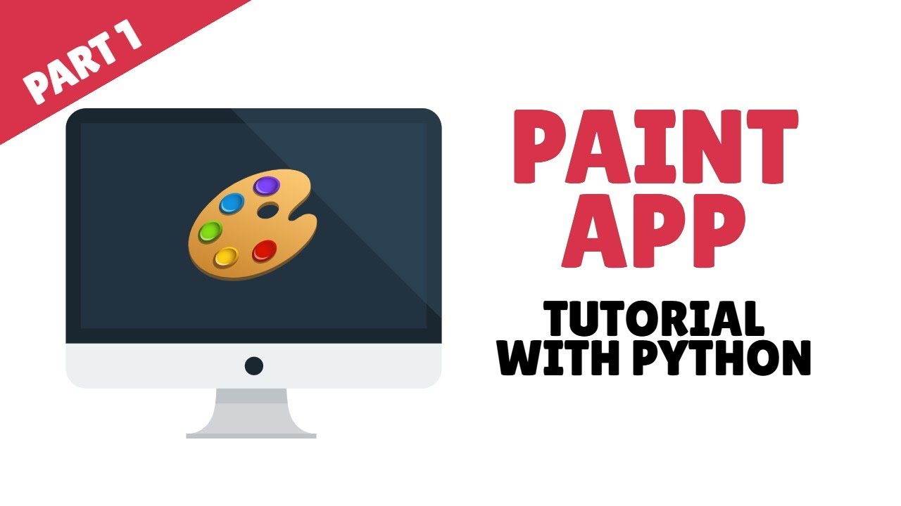 Python - Desktop Paint App Tutorial for Beginners with TKinter - Part 1/2
