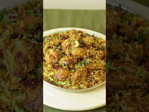 Delicious Hyderabad Chicken Dum Biryani #shorts