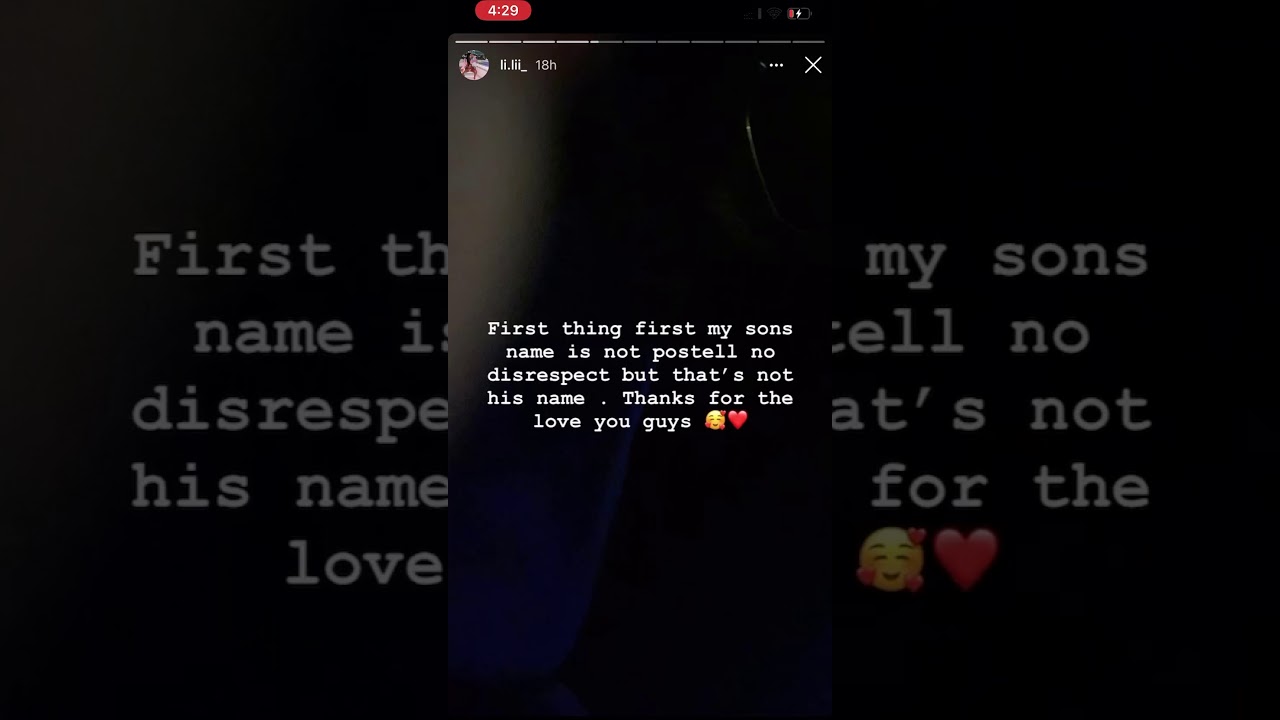 Jeremy Postell (Secret baby mom) LiLi says that their sons last name is NOT Postell 😬