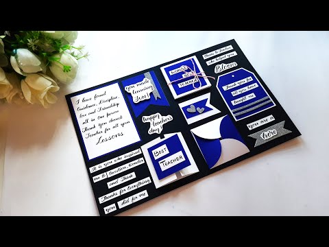 DIY Teacher's Day Greeting Card | Teacher's Day Special | Greeting Card for Teacher | Tutorial