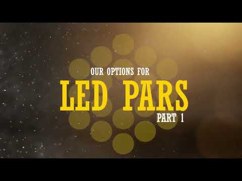 Options for LED Pars- Part 1 | LED PAR Lights | Showtech World | Wash lights | Face Lights
