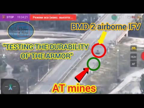 🔴 Perfect Propaganda: "TEST THE DURABILITY OF THE ARMOR" BMD-2 Airborne IFV PLUNGES Into AT Mines 🤫