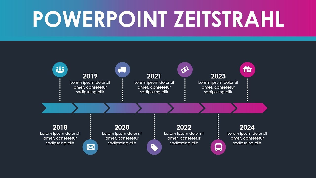 PowerPoint Zeitstrahl Design erstellen!