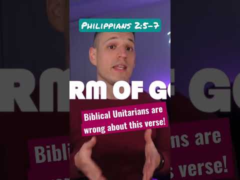 How does an Unitarian explain Philippians 2:5-7? #trinity #jesus #God #jesusisgod