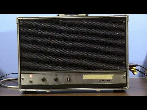 Vintage Ampex Model AA620 Portable Suitcase Amplifier Working | Reverb