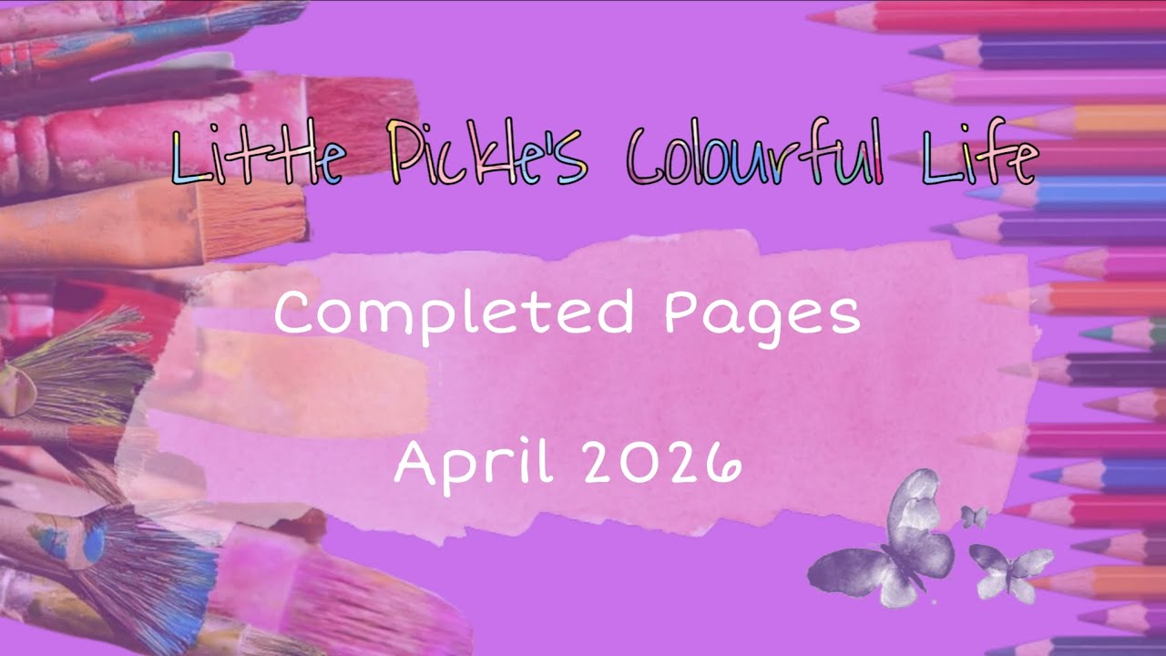 Completed Colouring Pages| April 2026
